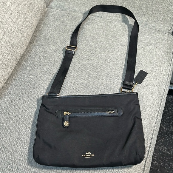 Coach | Bags | Coach 3677 Black Nylonleather Crossbody Excellent ...
